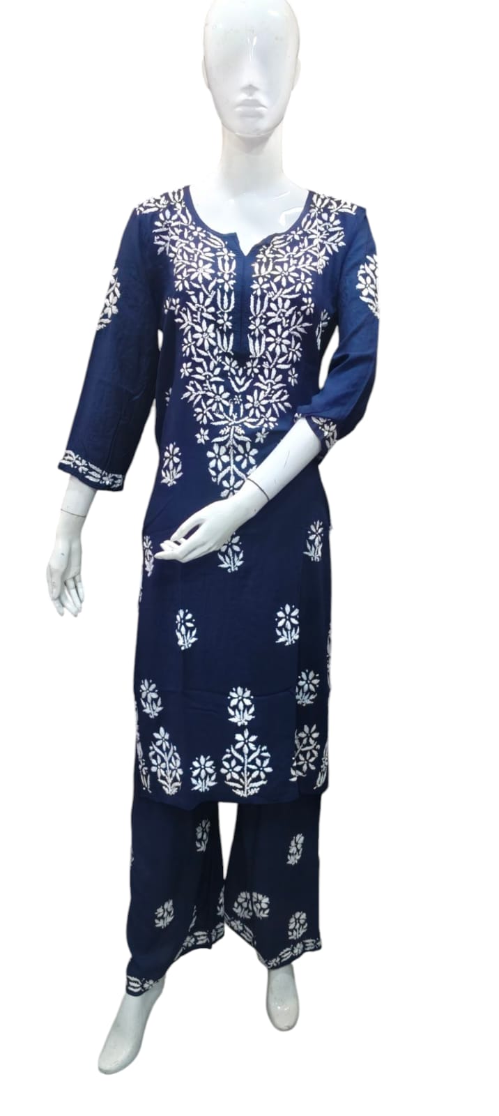 Lucknow Handwork Chikankari 2 Piece Palazzo Set